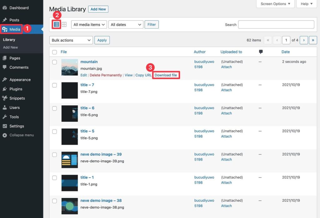 How to Download Images From WordPress Media Library: 5 Ways – worthsold